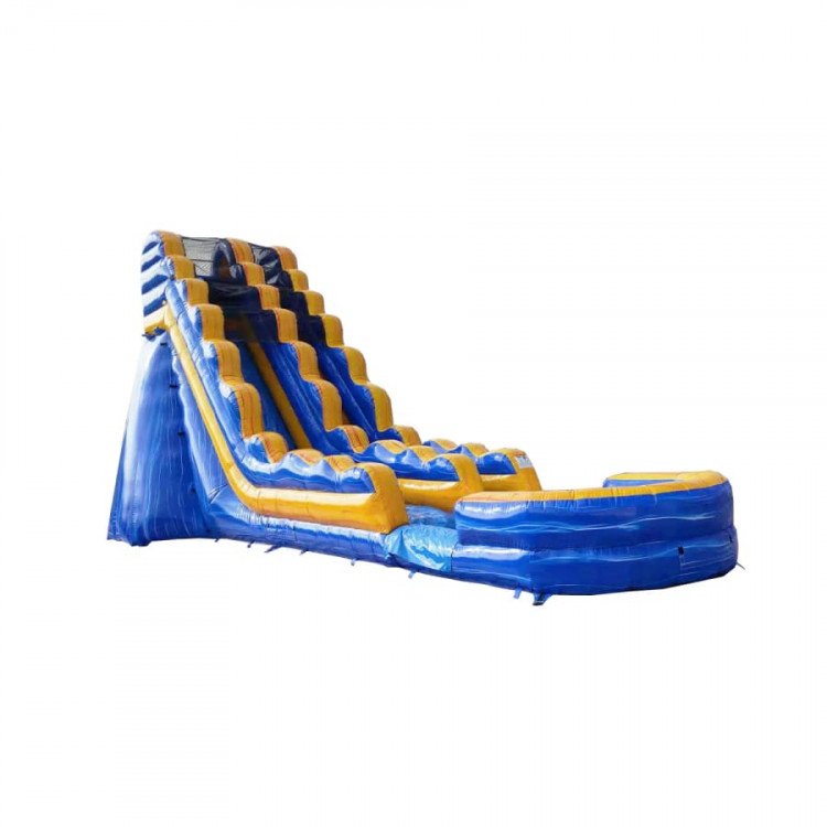 19ft Melting Arctic Fire and Ice Water Slide w/ Pool - Spotlight Bounce ...